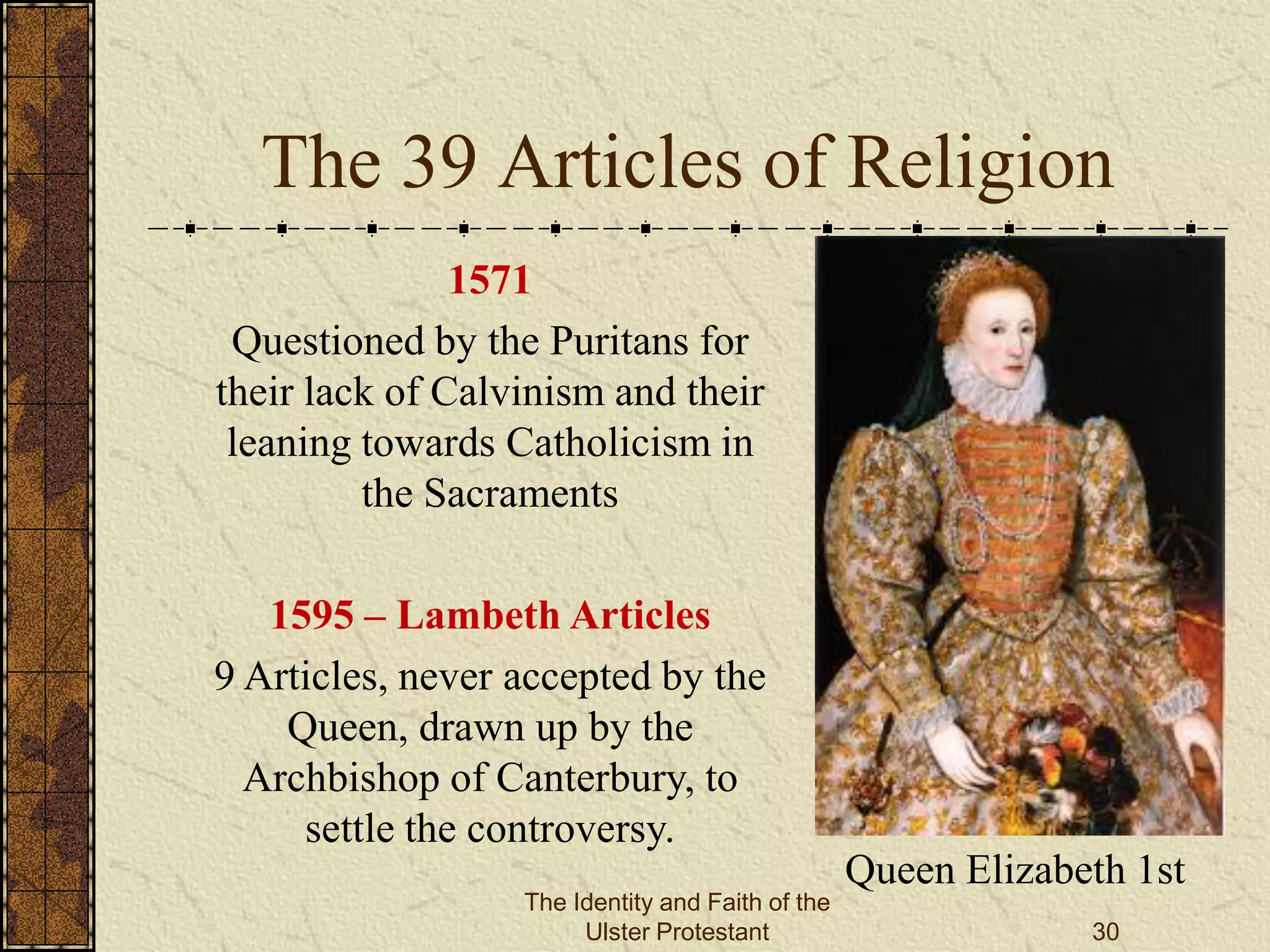 ARCHBISHOP JAMES USSHER; Forging the Faith of the Ulster Plantation in ...