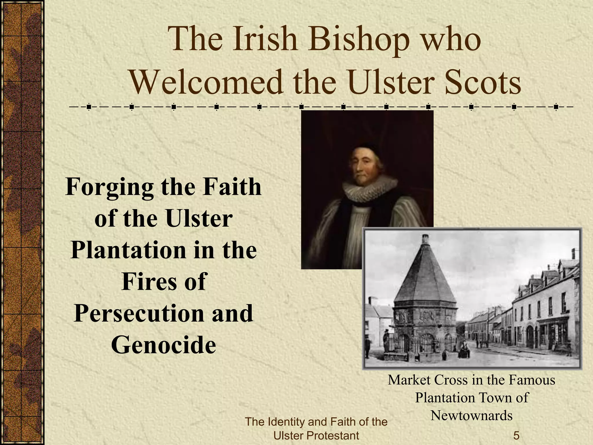 ARCHBISHOP JAMES USSHER; Forging the Faith of the Ulster Plantation in ...