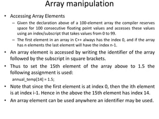 5 ARRAYS AND STRINGSjiuojhiooioiiouioi.pptx