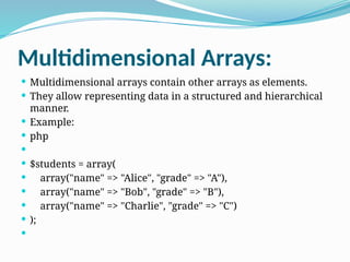 5 Arry in PHP.pptxrrrrrrrrrrrrrrrrrrrrrrrrrrrrrr | PPT