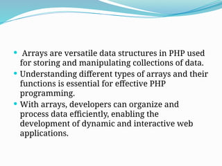 5 Arry in PHP.pptxrrrrrrrrrrrrrrrrrrrrrrrrrrrrrr | PPT