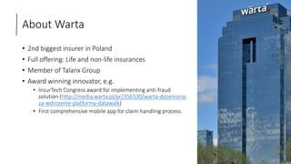 Fraud Detection in Insurance with Machine Learning for WARTA - Artur ...