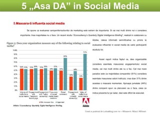 5 "asa DA" si 5 "asa NU" in Social Media Marketing | PDF