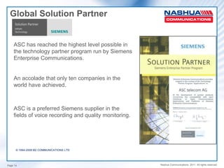 ASC Communication Recording Solution | PPT