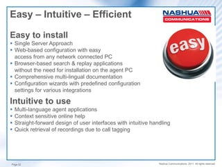 ASC Communication Recording Solution | PPT