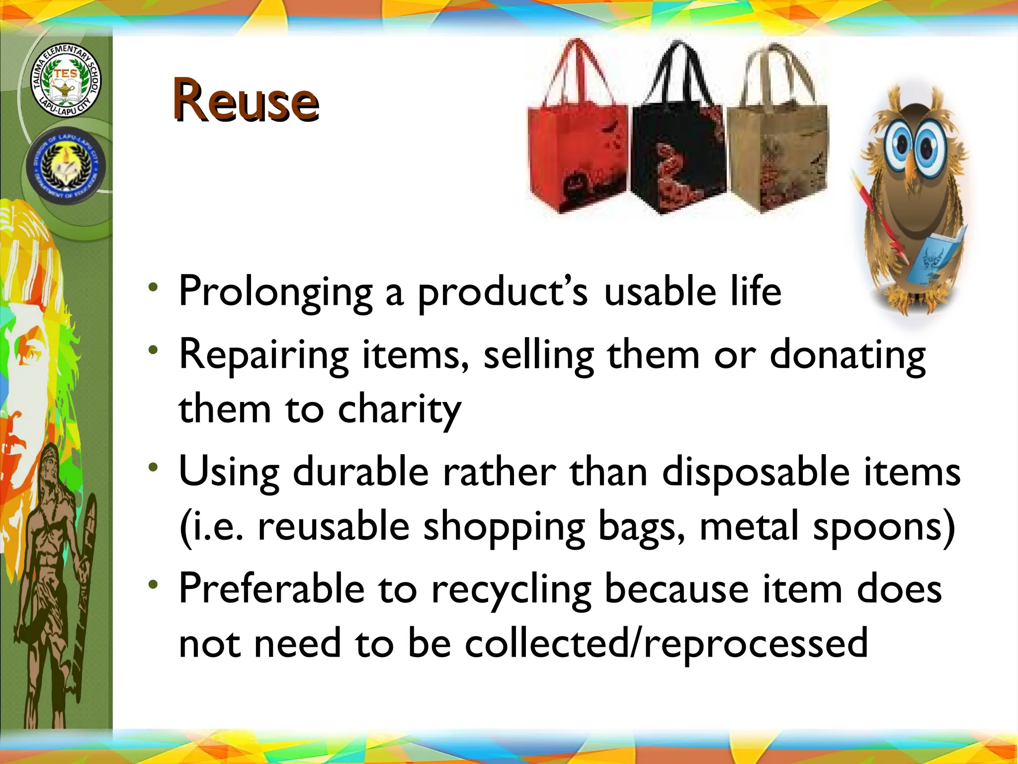 5A science 5 ReduceReuseRecycle.ppt.a...............s | PPT