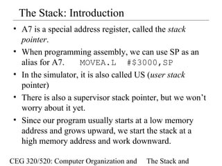 5asm the stackandsubroutines | PPT | Free Download