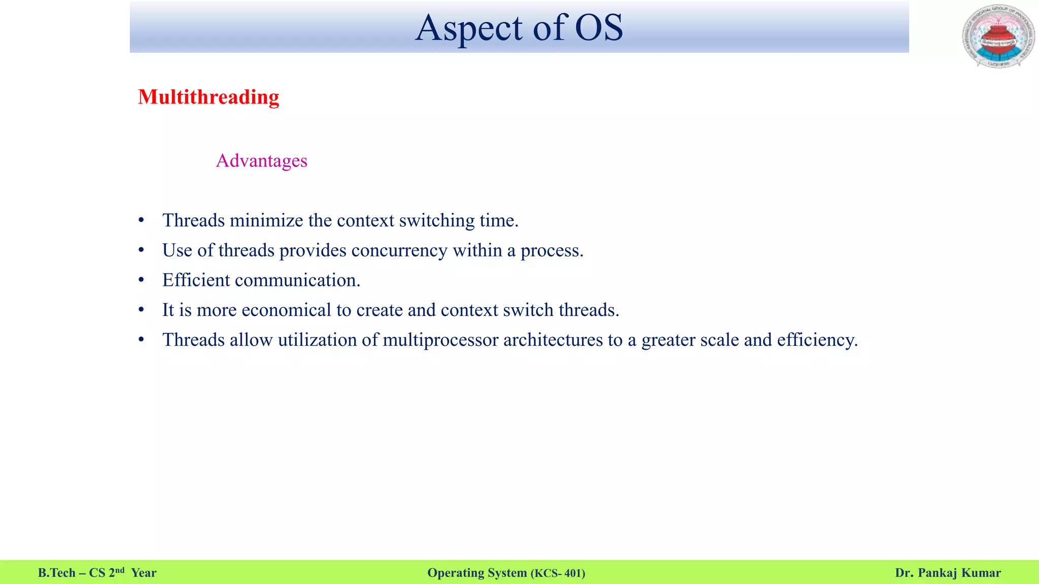 Aspect 0f Operating System | PPTX