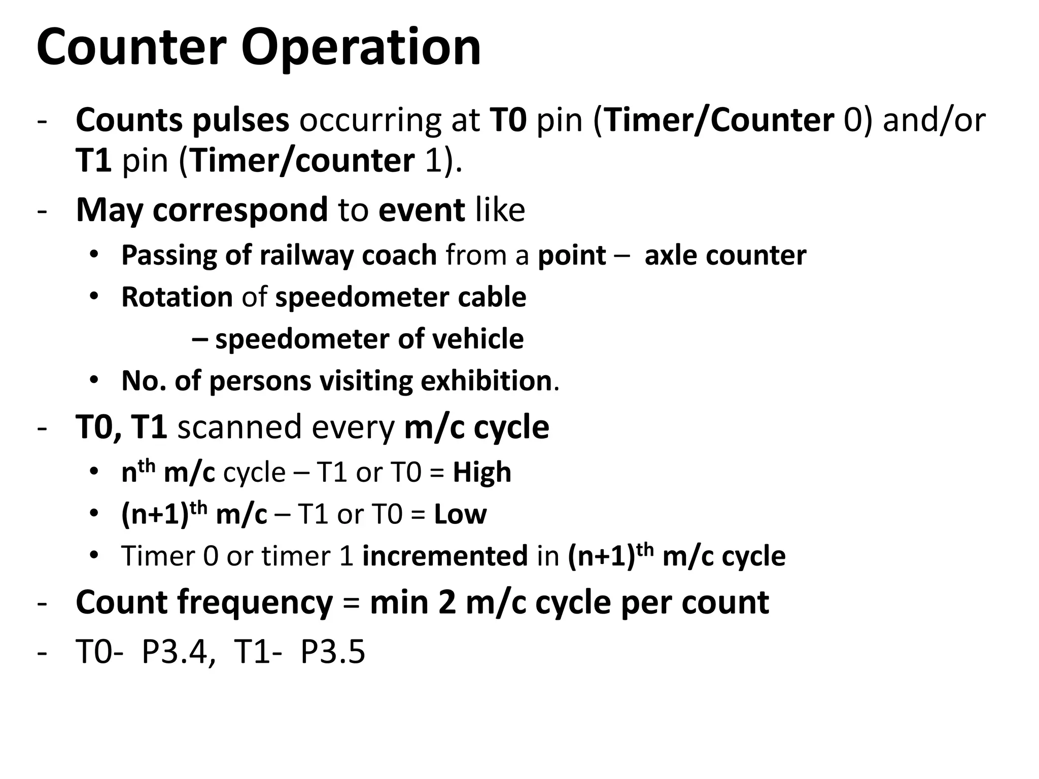 8051 Timers and Counters | PPTX 8051 Timers and Counters | PPTX