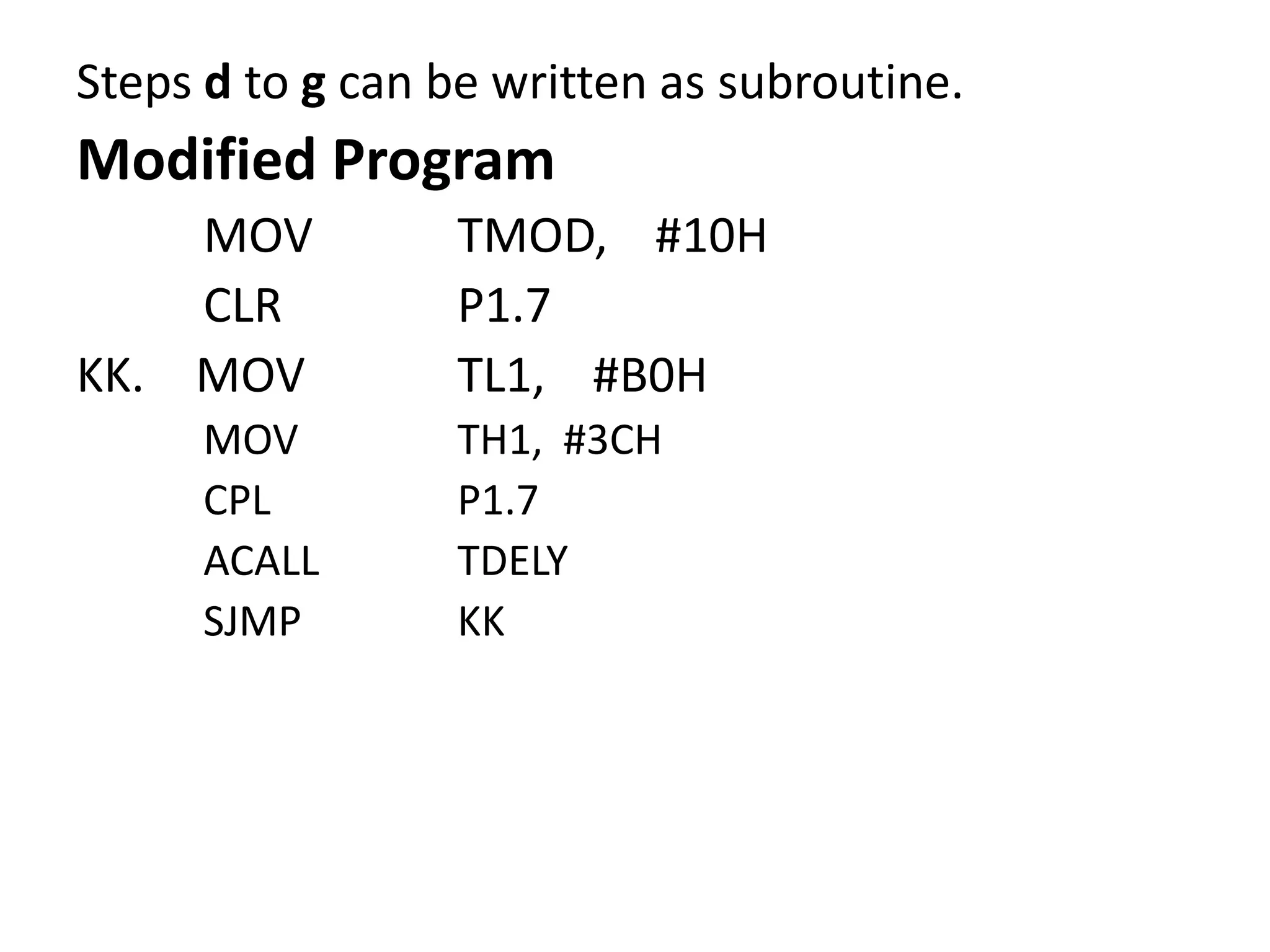 8051 Timers and Counters | PPTX