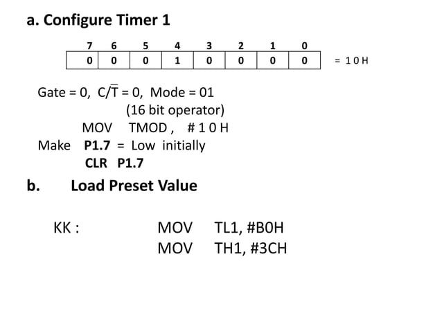 8051 Timers and Counters | PPTX