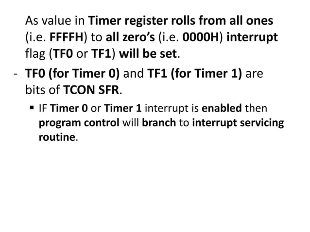 8051 Timers and Counters | PPTX