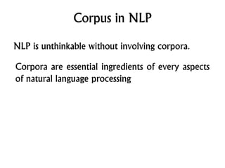 5a use of annotated corpus | PPT