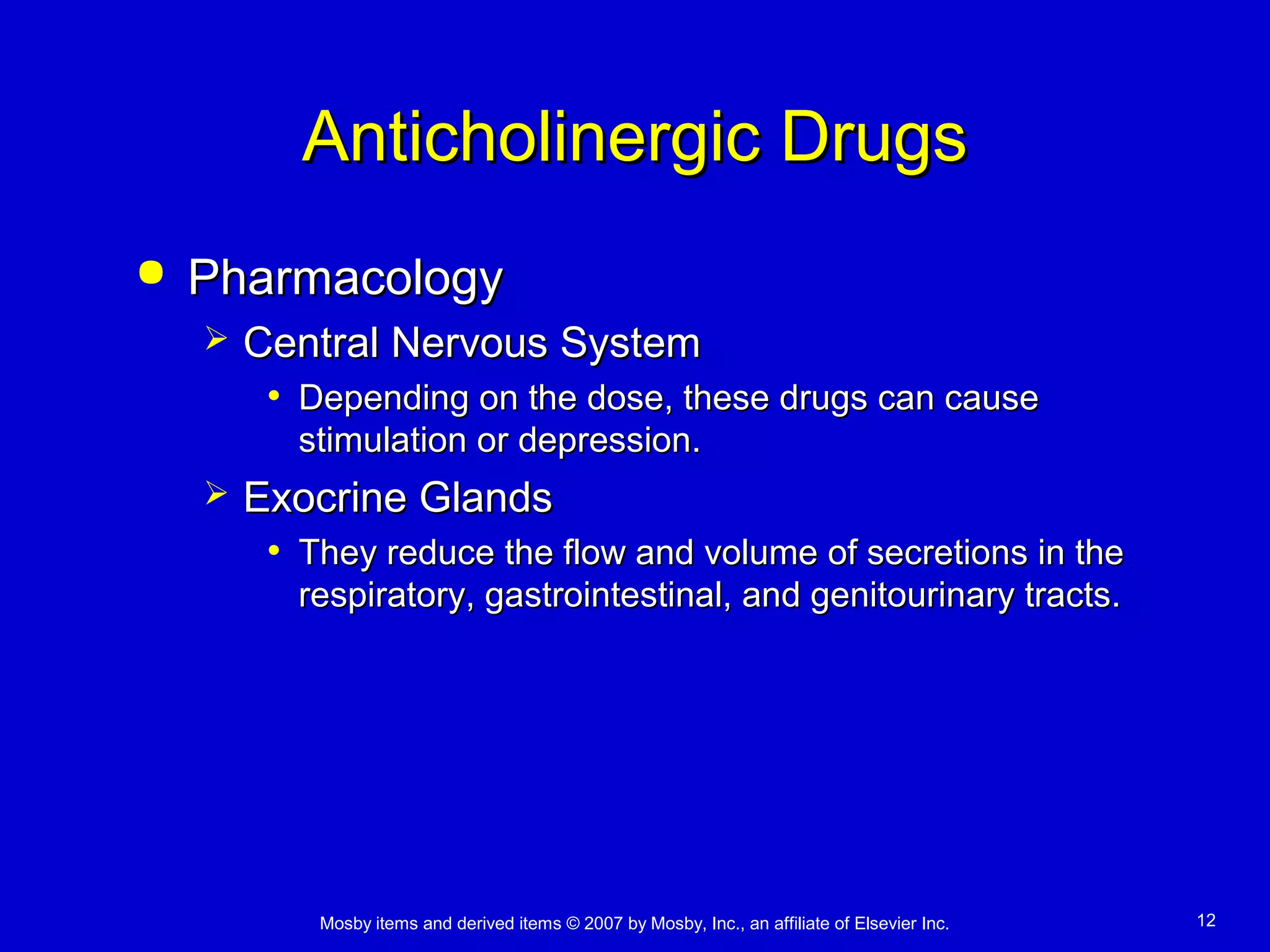 autonomic drugs , | PPT