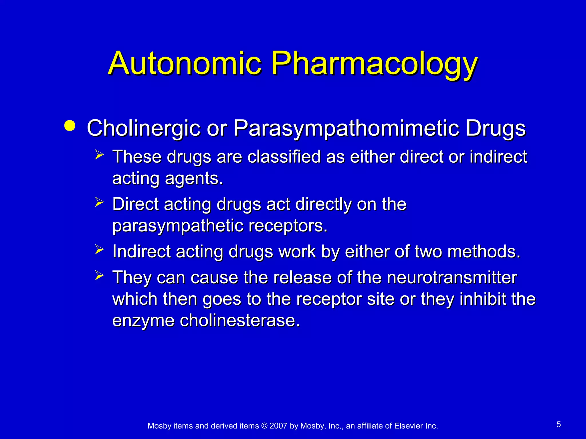 autonomic drugs , | PPT