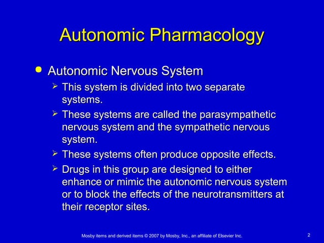 autonomic drugs , | PPT | Brain and Nervous System Disorders | Diseases ...