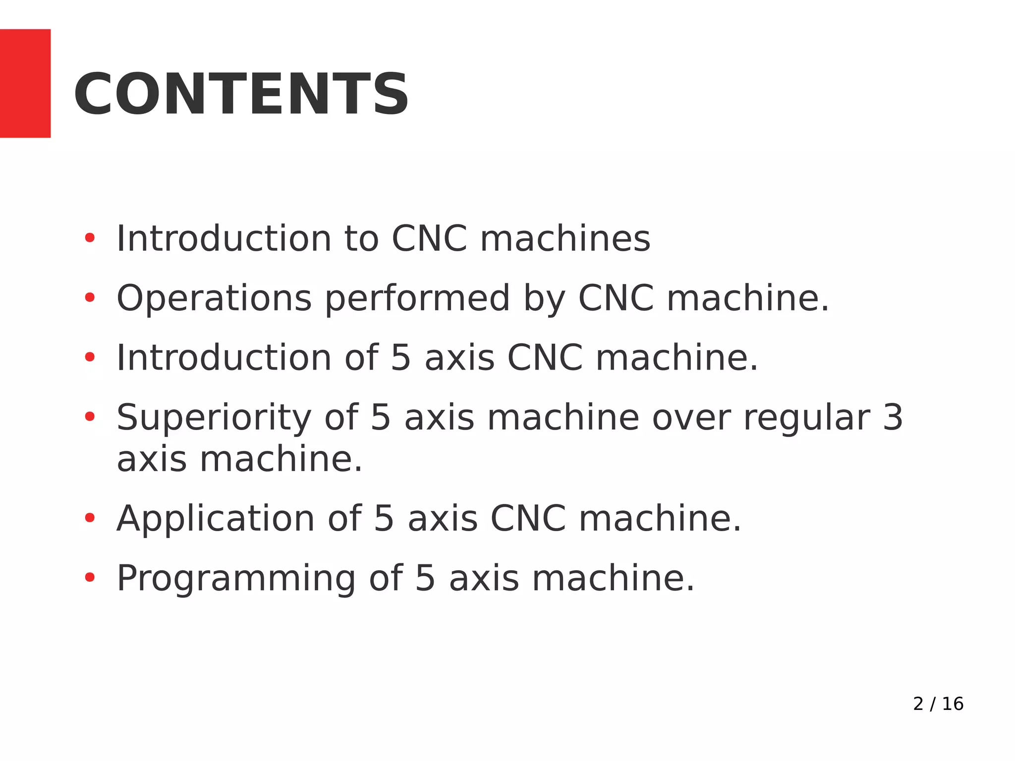 5 axis cnc machine | PDF