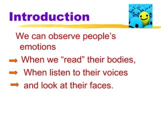 Non Verbal Communication of Emotion | PPT