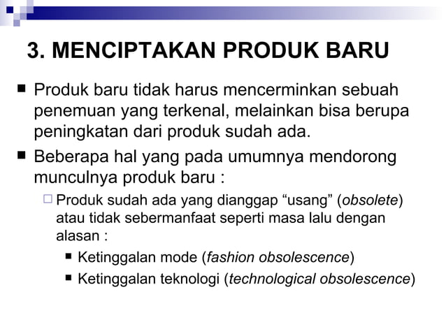 STRATEGI PRODUK & HARGA | PPT