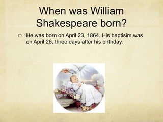 5B William Shakespeare | PPTX