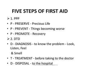 First Aid Training | PPTX