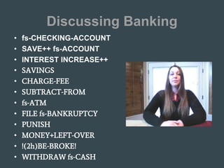 5b. Talking About Money - Basic Money Signs and Banking Terms | PPTX