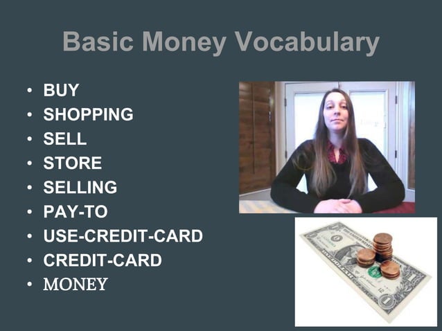 5b. Talking About Money - Basic Money Signs and Banking Terms | PPTX ...