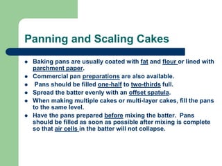 5b-Cakes, Fillings and Frostings.ppt | Desserts and Baking | Food & Drink