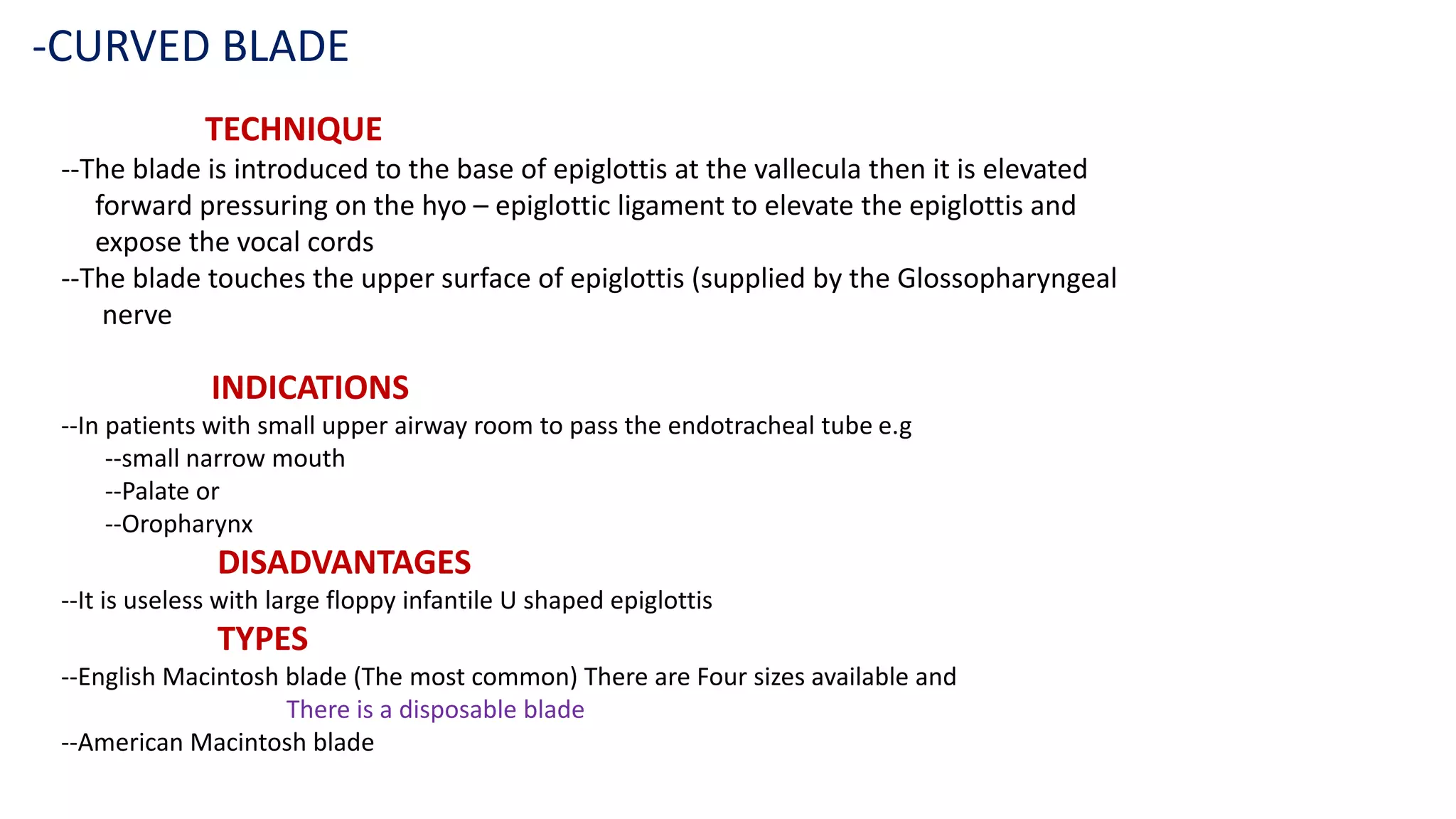 endotracheal intubation and laryngoscopy part-2-Anesthesia | PDF
