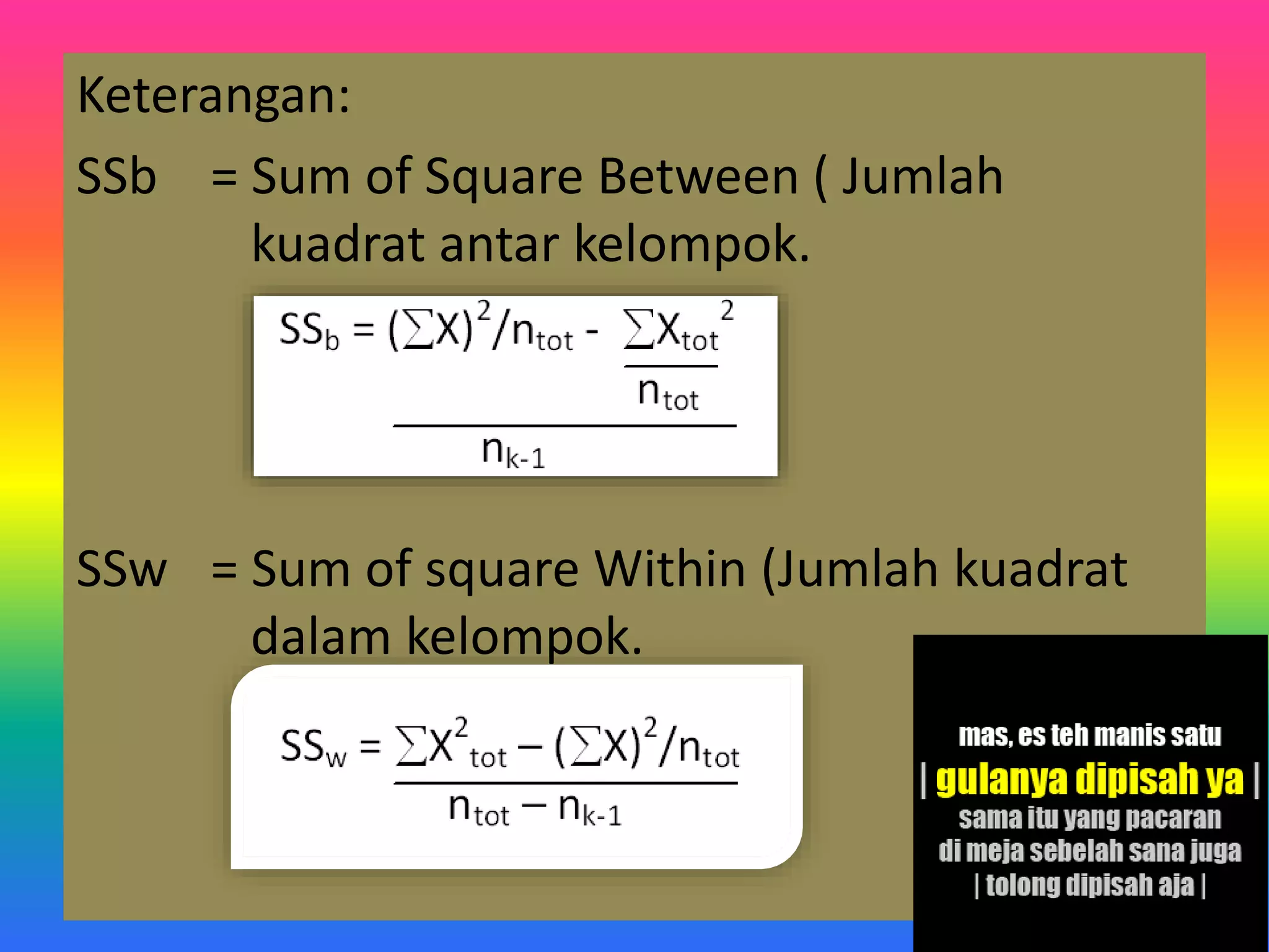 uji homogenitas varians | PPTX