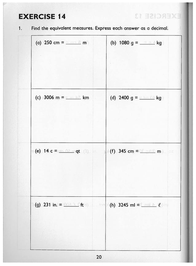 Singapore Math - 5B - Workbook | PDF