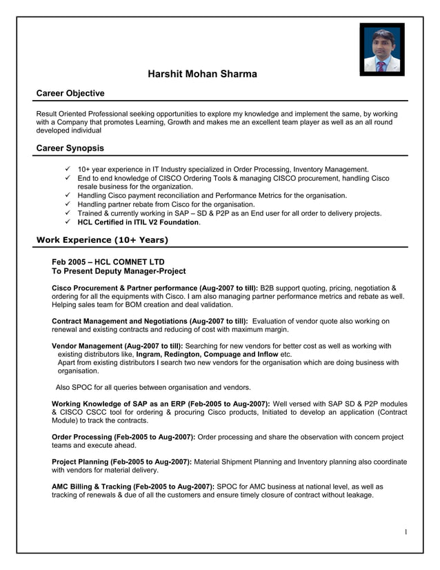 Harshit Resume | PDF