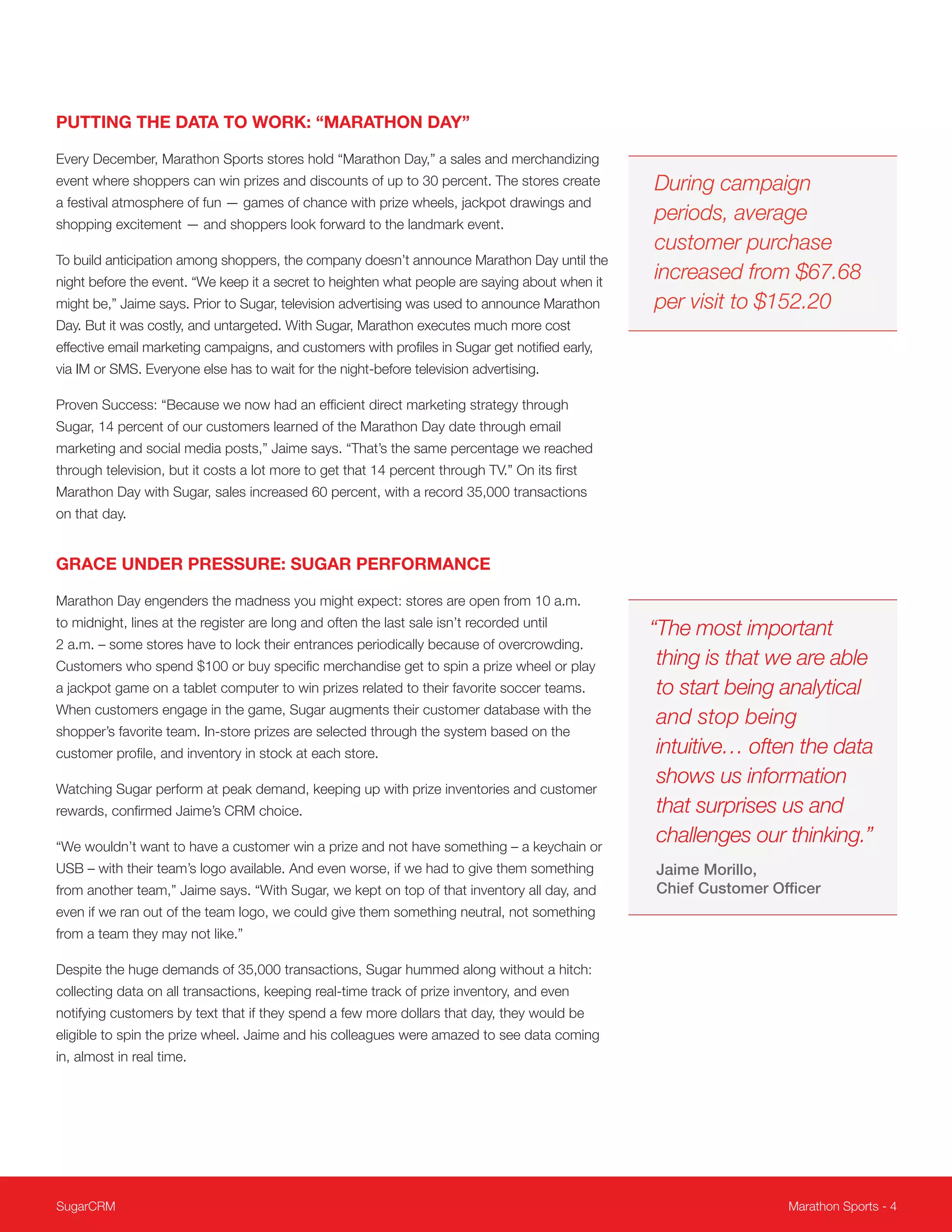 marathon-sports-case-study-CRM | PDF