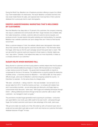 marathon-sports-case-study-CRM | PDF