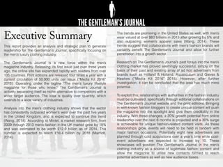 GentlemansJournal_PP | PDF | Apparel Industry | Industries