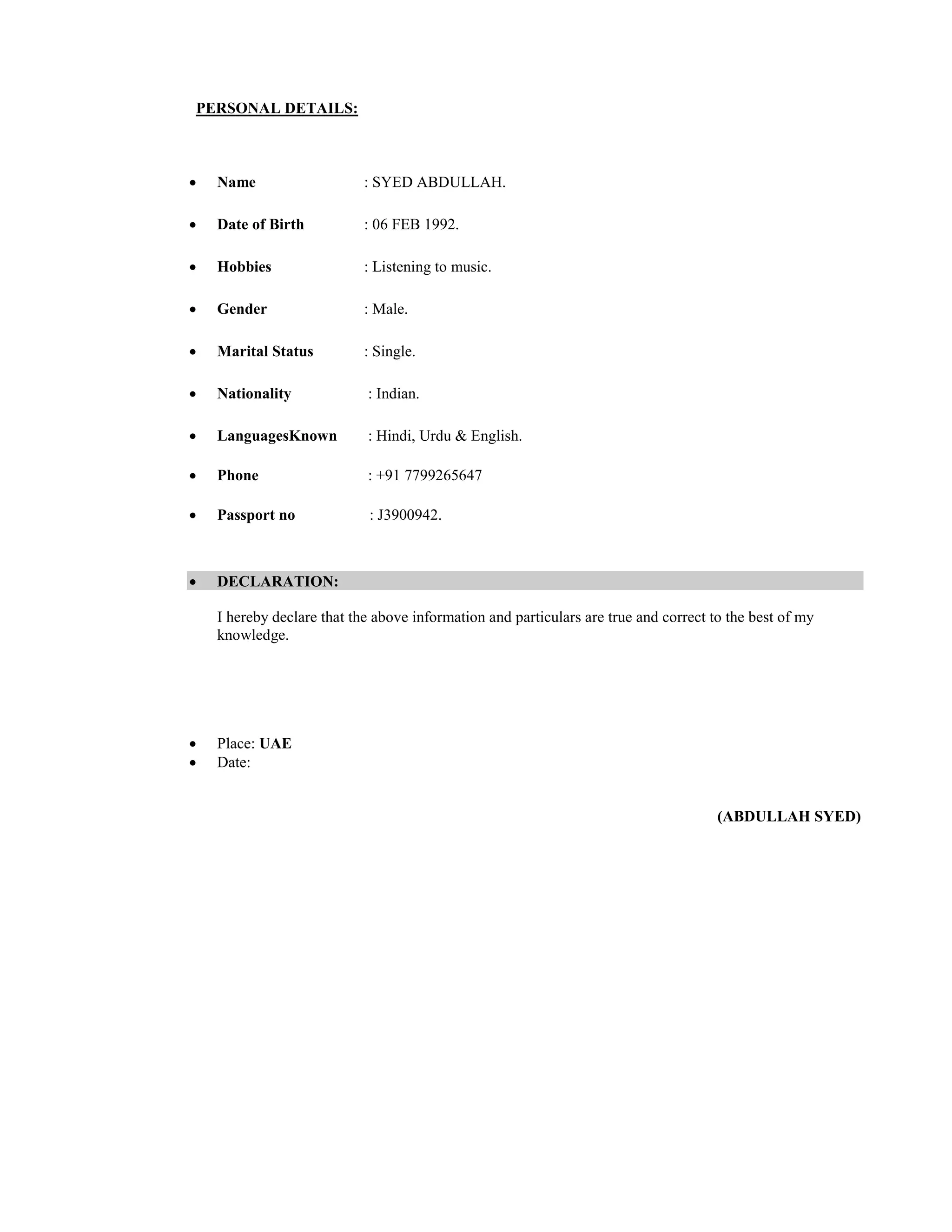 Abdullah_Resume | PDF