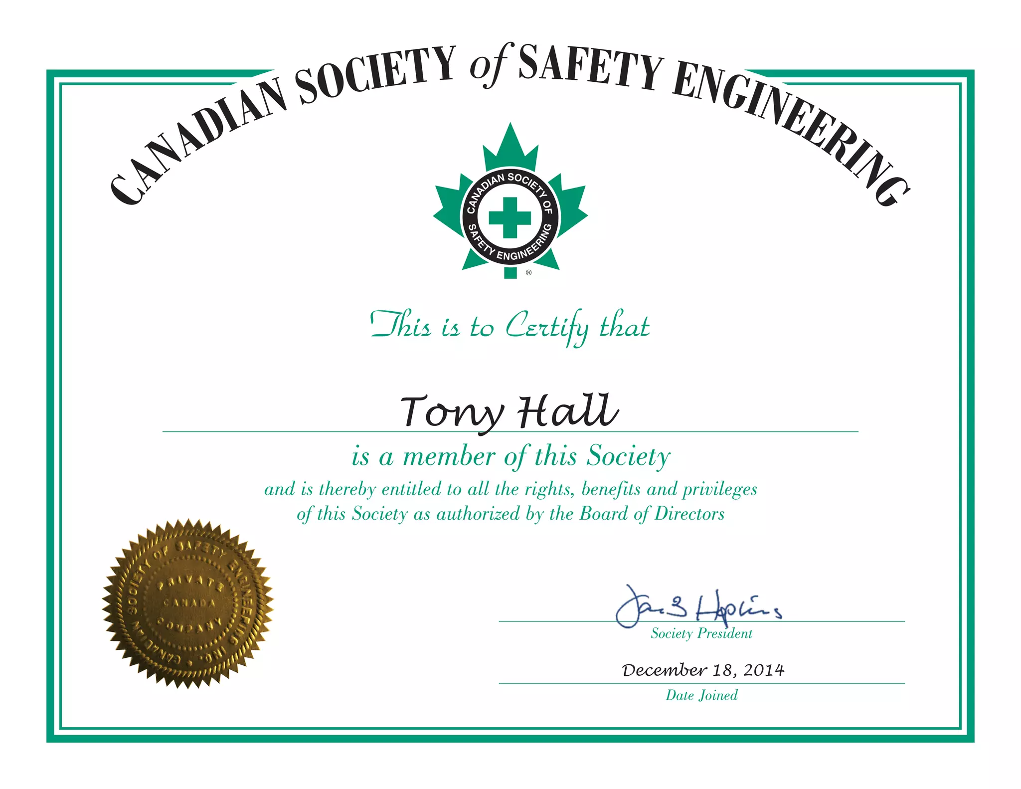 CSSE CERTIFICATE | PDF