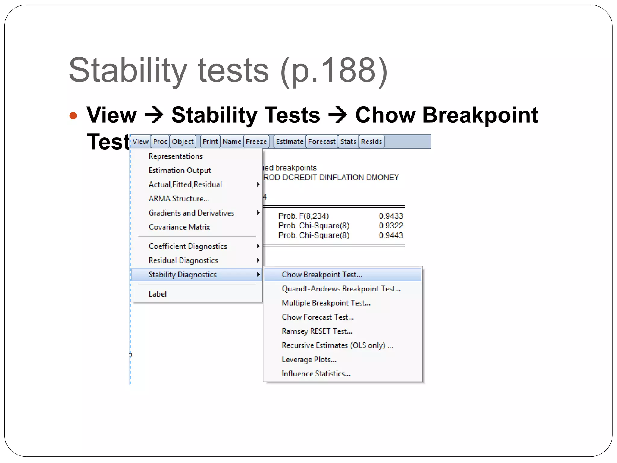 Practical Examples using Eviews.ppt
