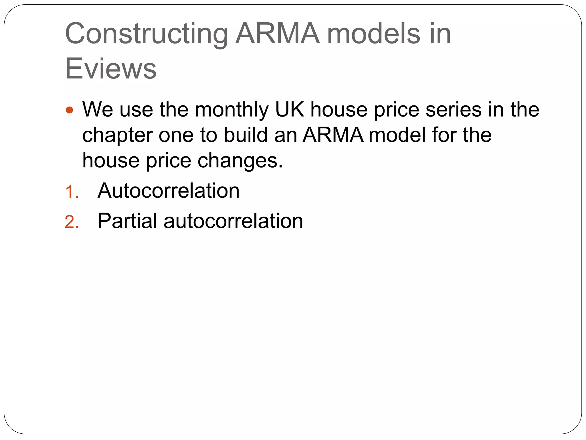 Practical Examples using Eviews.ppt