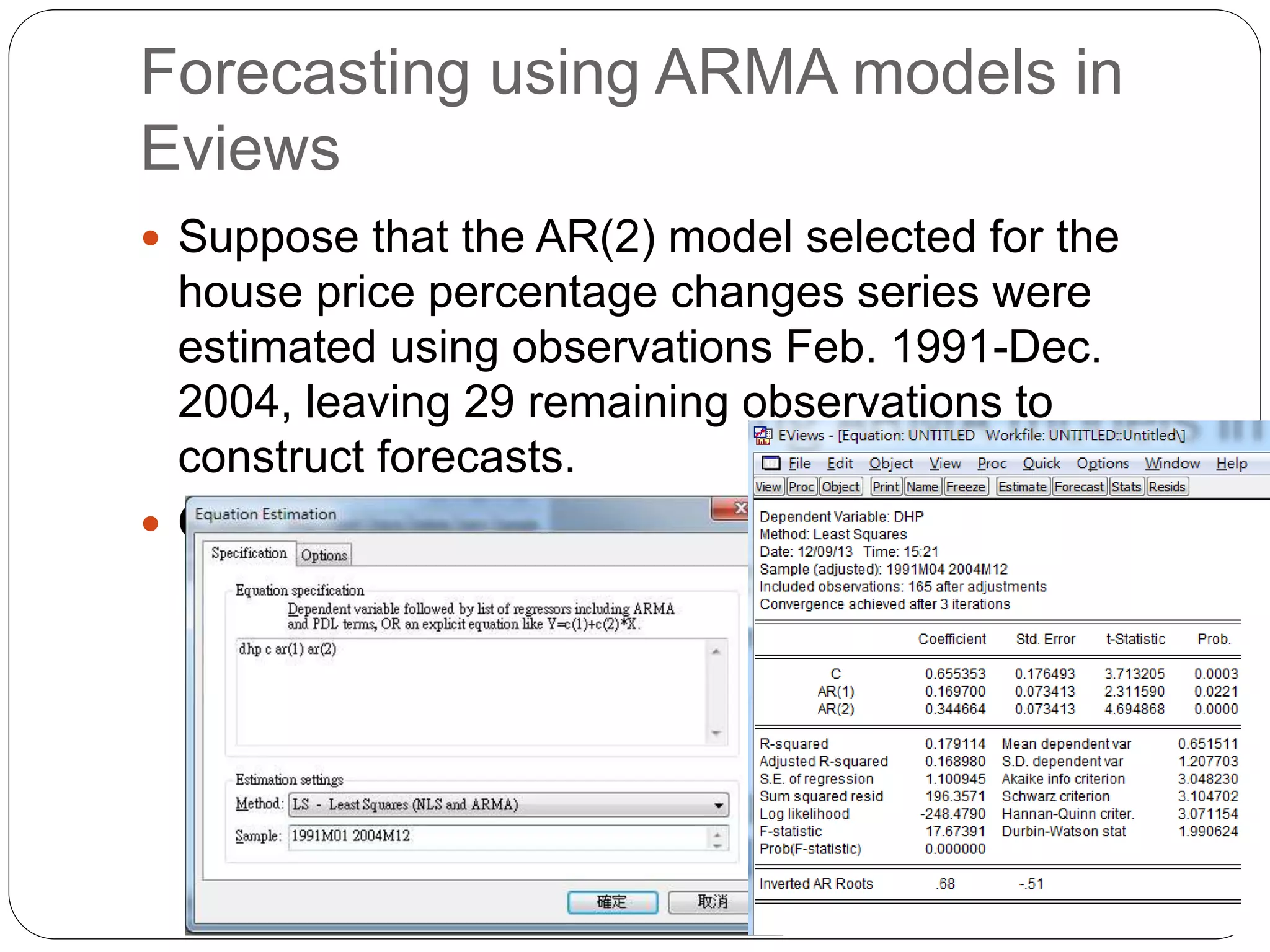 Practical Examples using Eviews.ppt