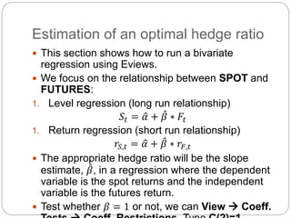 Practical Examples using Eviews.ppt