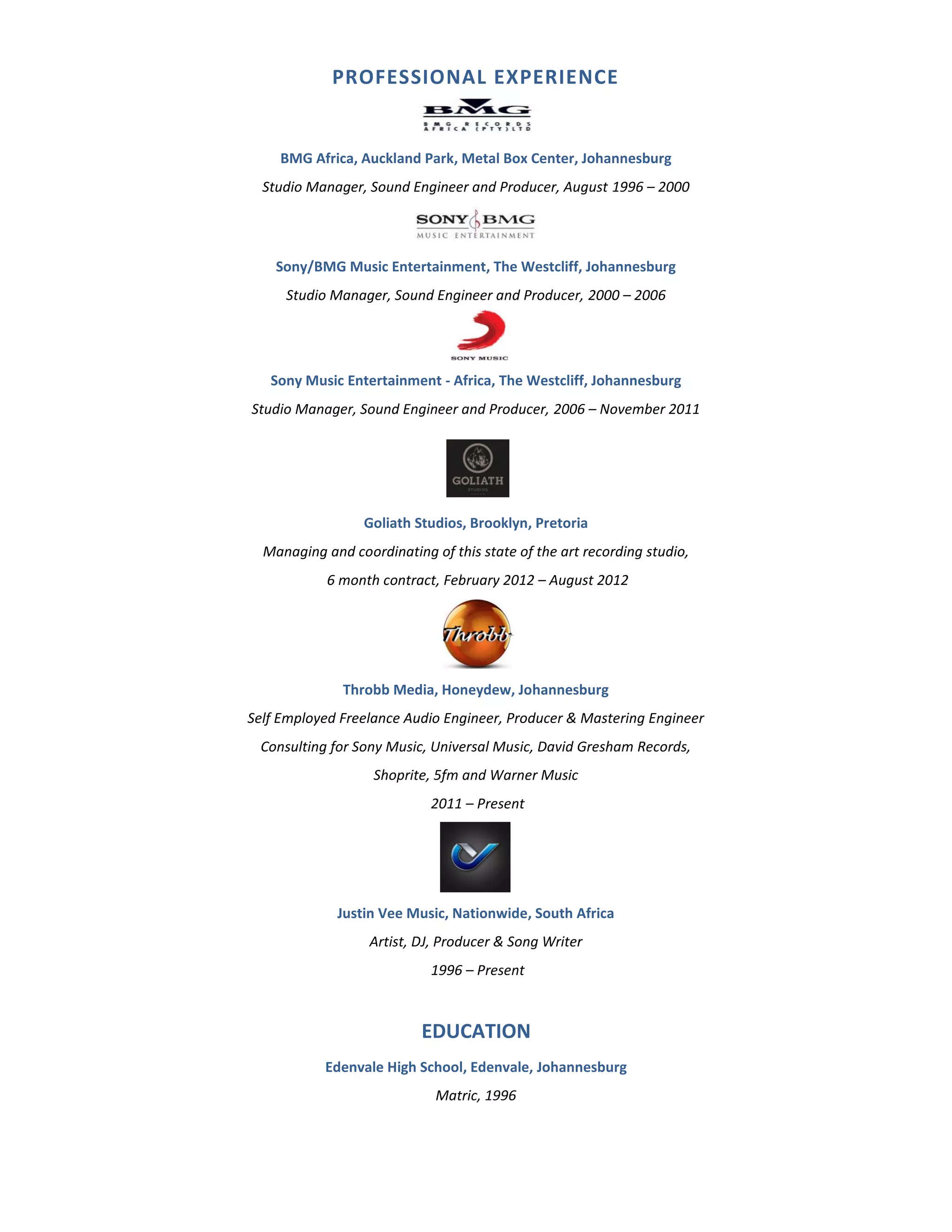 Justin Vee Resume | PDF