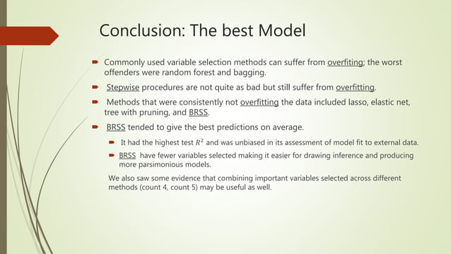 Variable Selection Methods Ppt 3866