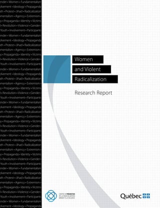 Women and Violent radicalization | PDF