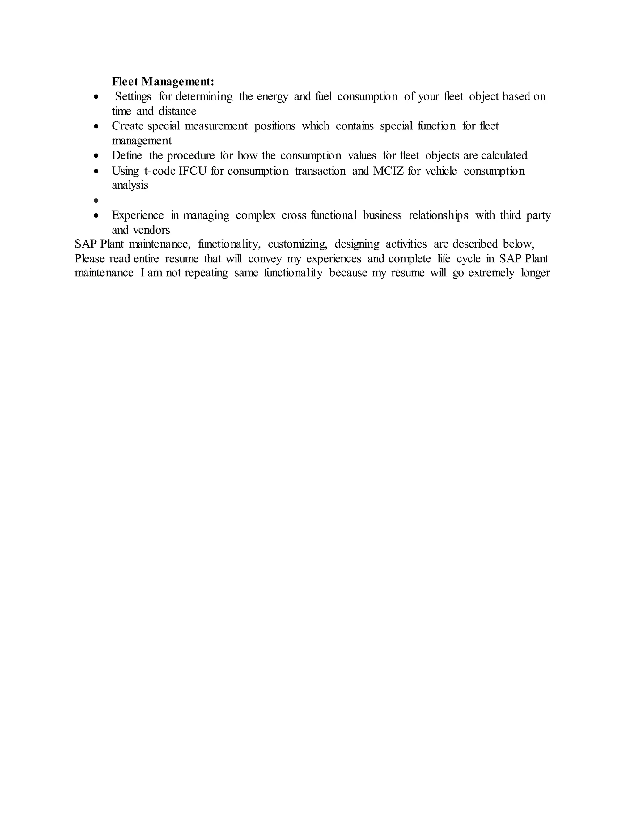Fleet Management | DOCX