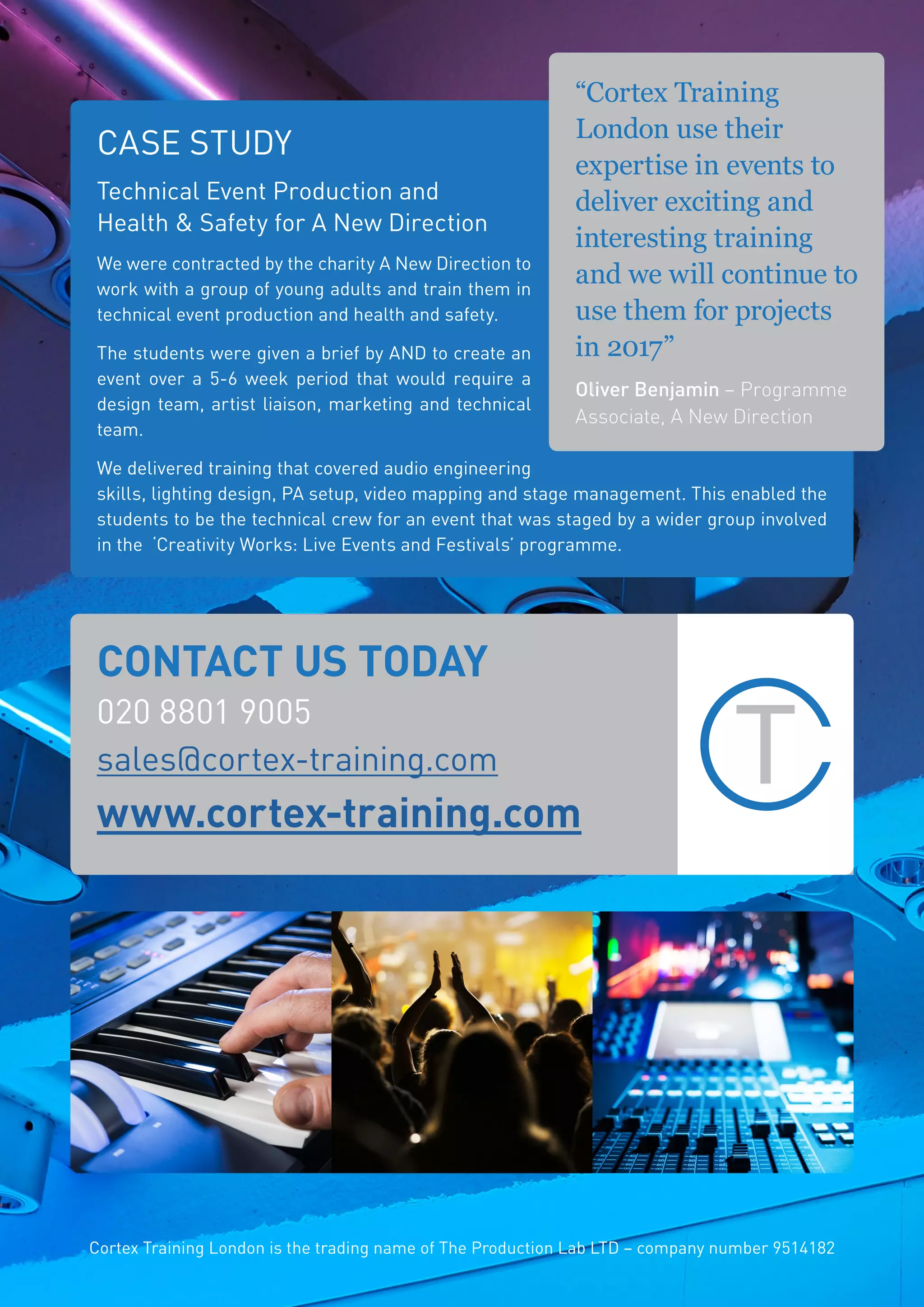 Cortex Training London – courses brochure | PDF