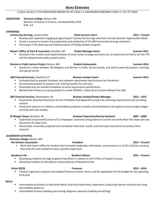 Ashli Edwards' Resume 10.2015