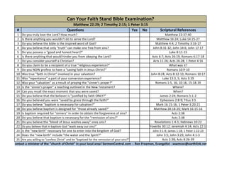 Religious Survey | PDF