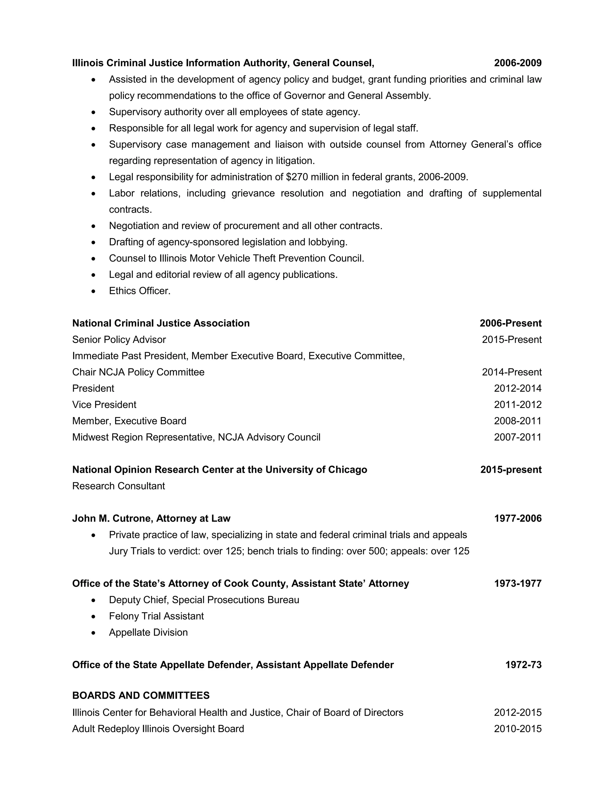 Jack Cutrone - Curriculum-Vitae - | PDF | Non-Profit Organizations ...