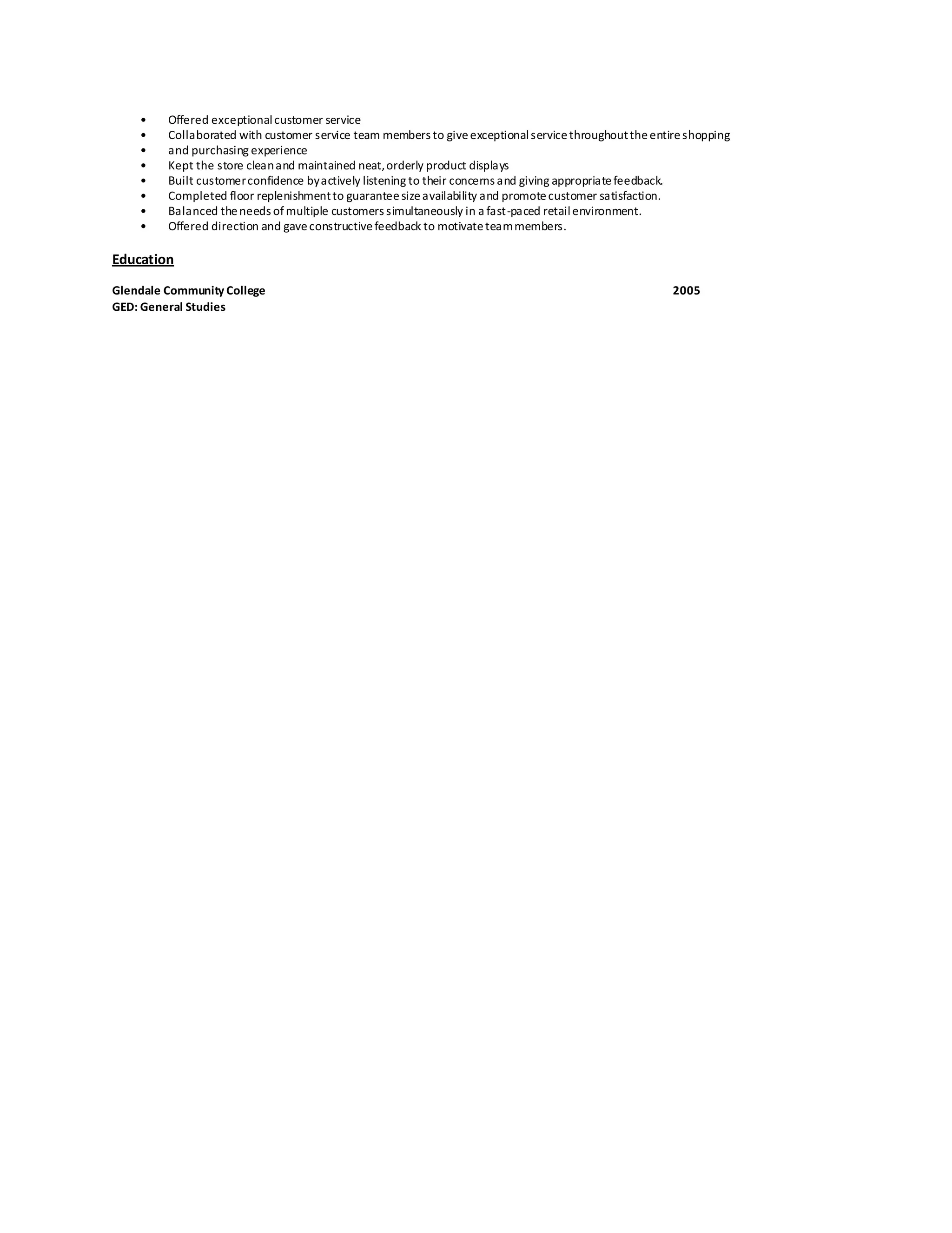 Lisa Resume | DOCX